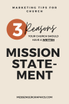 3 reasons why a mission statement for church is important - Sermon ...
