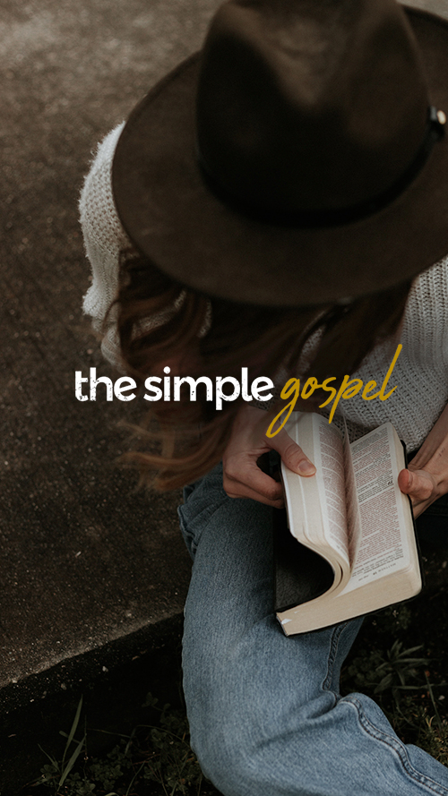 The Simple Gospel - Sermon Series Graphics | Sermon Images | Messenger ...